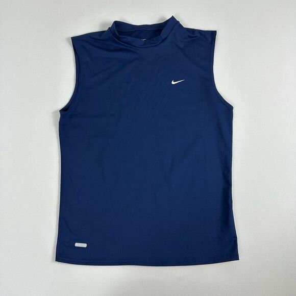 Nike | Shirts | Nike Shirt Mens Xl Blue Tank Top Active Gym Basketball ...